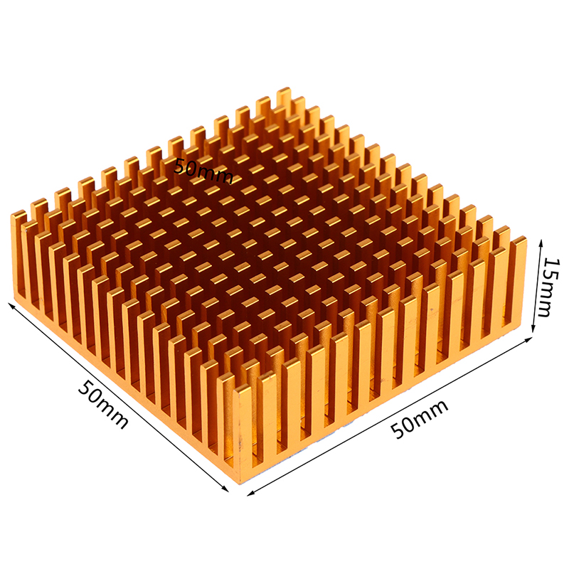 50*50*15MM Aluminum Heatsink Panel Heat Sink CPU Power IC Chip Cooler ...