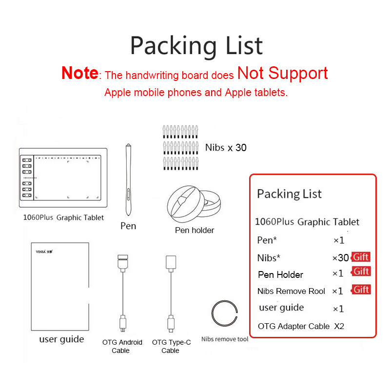 [Ready Stock] Drawing Tablet Graphics Drawing Tablet 手繪板 Digital ...