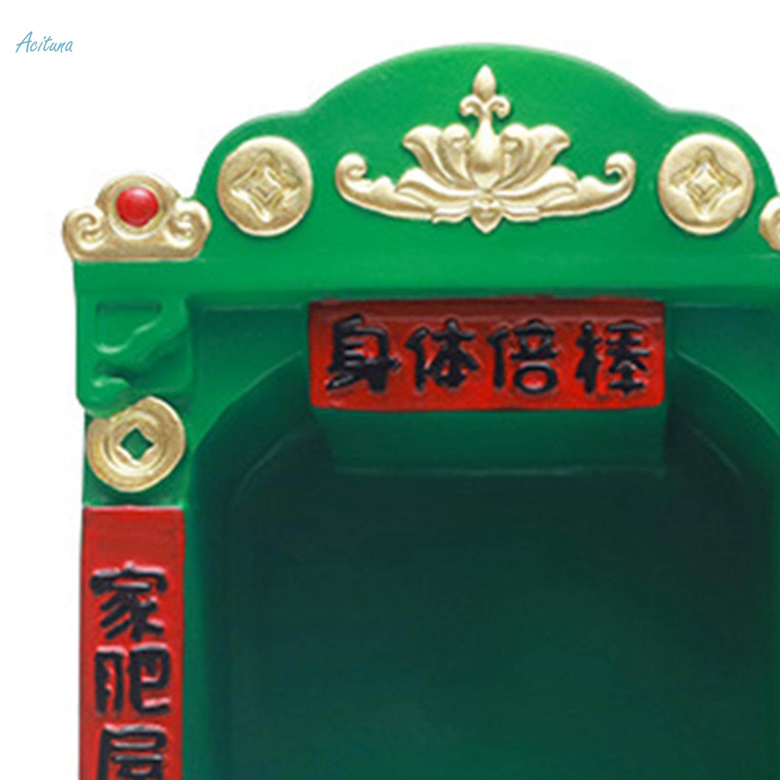 Altar Shrine Miniature Display .3x3.9x5inch Resin Worship Pedestal Feng ...