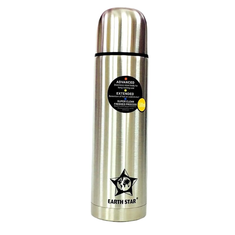 Earth Star Stainless Steel Bullet Flask 500ml | Daraz.lk