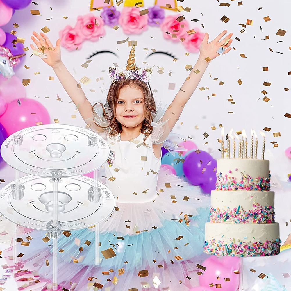 Cake Supports for Multi-Tier Cakes Cake Stand 5 Levels (9/12/16/20/26cm ...