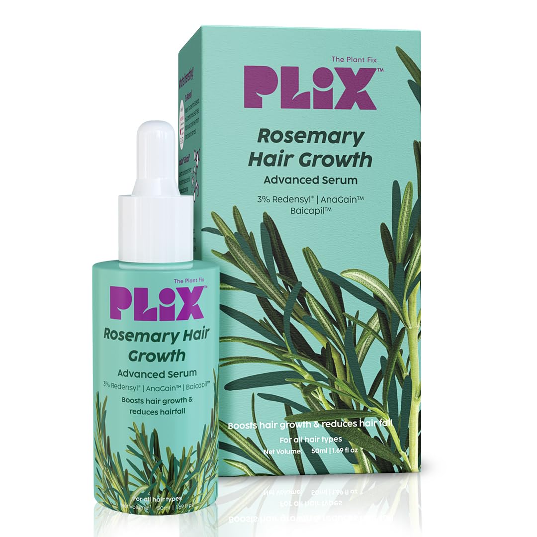 PLIX - THE PLANT FIX Rosemary Hair Growth Serum with 3% Redensyl, 4% ...