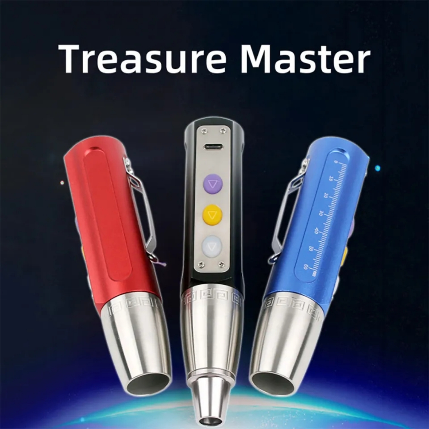 Torch 3 Colour Genuine Rechargeable Gem Torch Free 3.5mm nipple | Daraz.lk