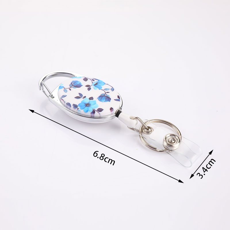 【VNOX Jewelry Store】2021 New ID Badge Clip Retractable Tag Card Holder ...
