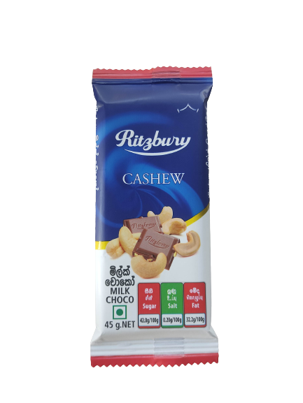 Ritzbury Cashew Chocolate 45G | Daraz.lk
