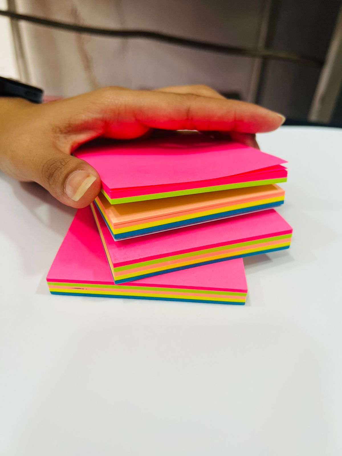 Dark Multicolour 3*3inch sticky note - 5 colours | Daraz.lk