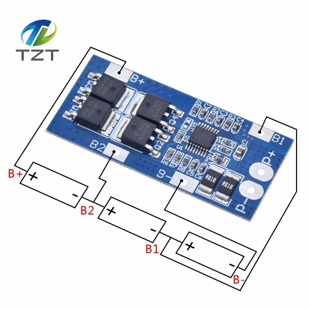 【Hannah Martin Official Store】20A Li-ion Lithium Battery Charger Protection Board 10.8V 11.1V ...