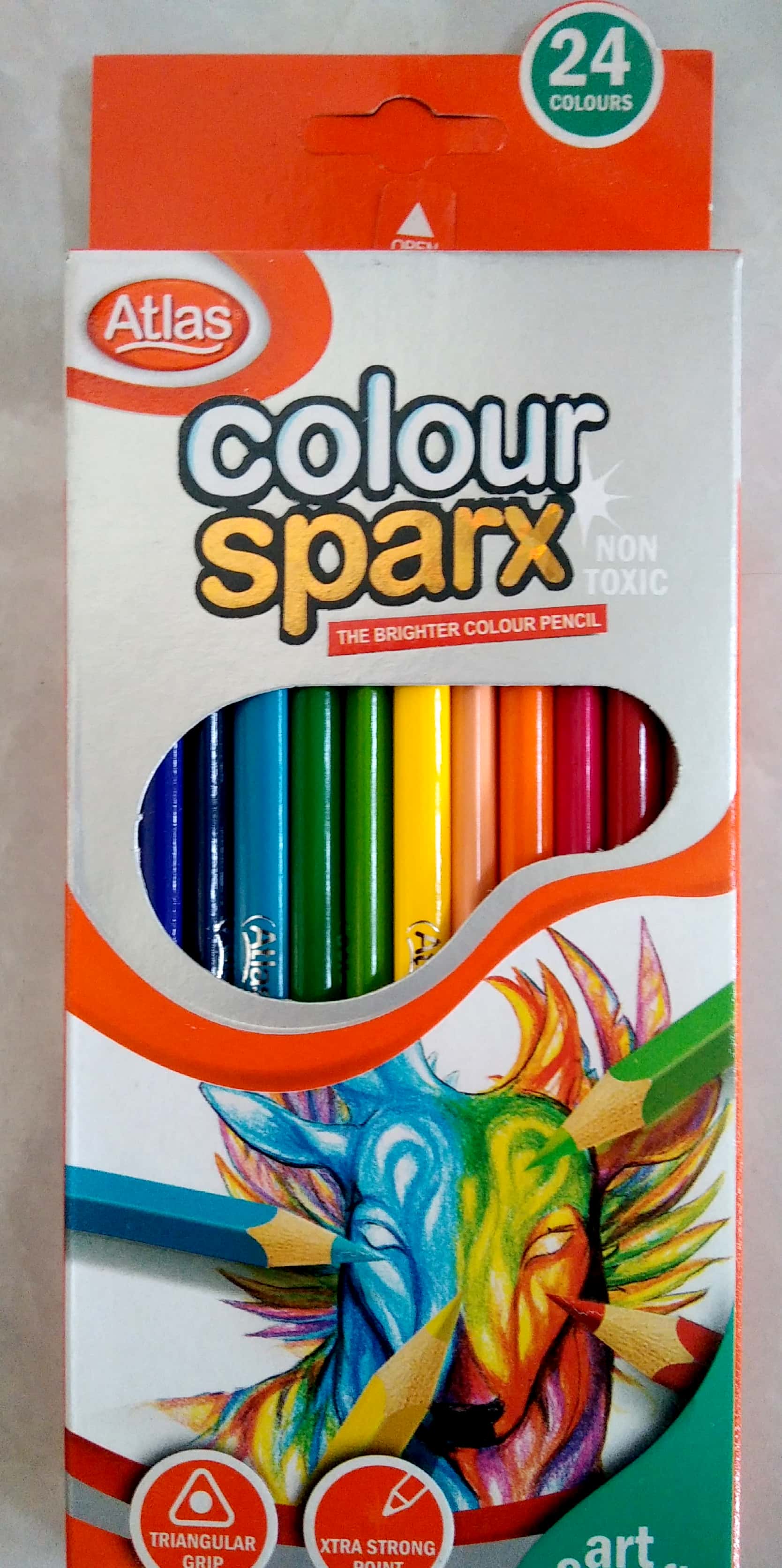 Atlas Colour Sparx Pencil Set- 24 colours | Daraz.lk