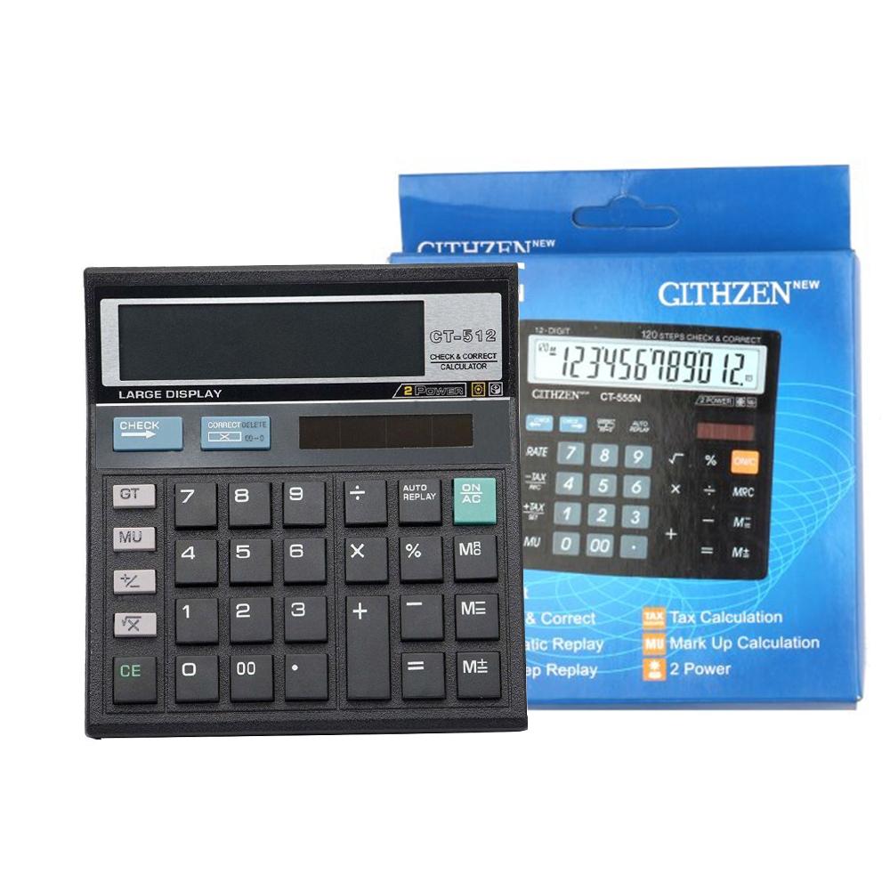 Citizen 12 Digits Calculator - CVTVZEN 512 - Solar Power | Daraz.lk