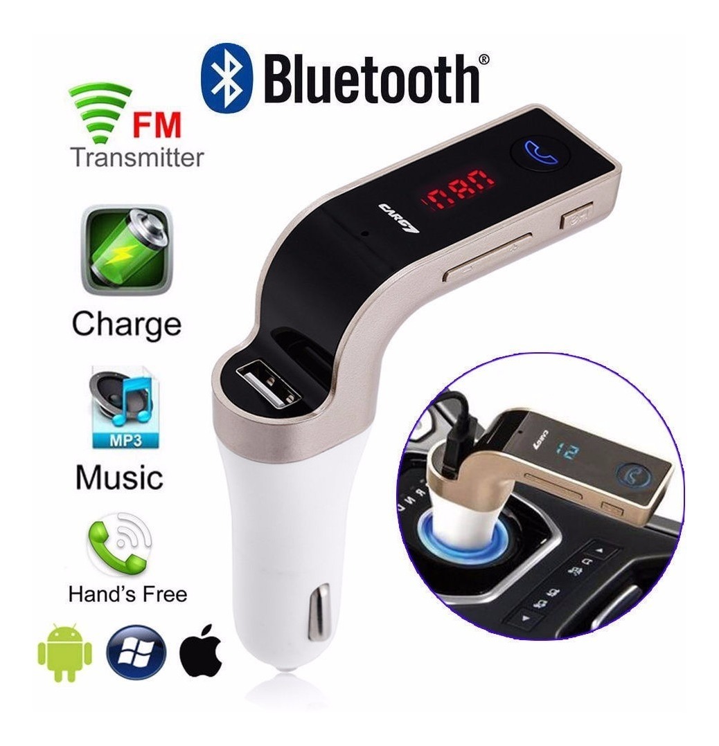High Quality 4-In-1 Hands Free Wireless Bluetooth FM Transmitter ...