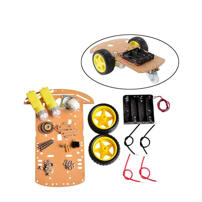 Smart Robot Car 2WD Chassis Kit with (2 Speed Encoder + 2 Wheels + 2 ...