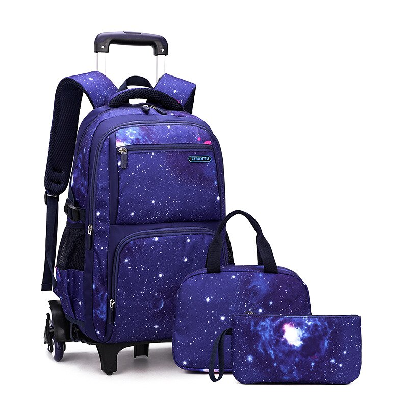 School Bag With Wheels School Rolling Backpack Wheeled Bag Students ...