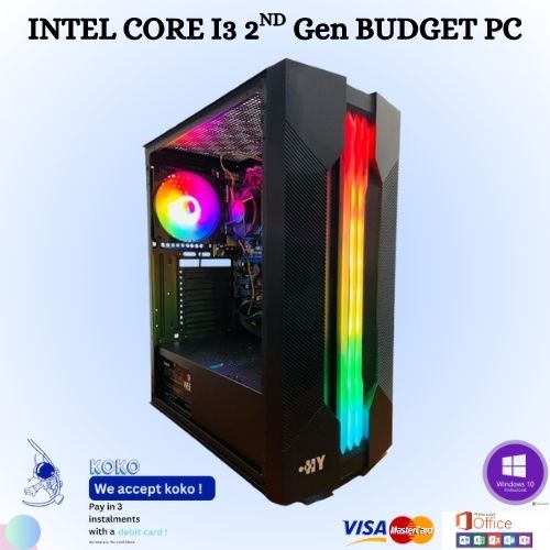 Intel Core I3 2nd Gen Gaming Budget PC | 8GB Ram | 500GB HDD | 2GB ...