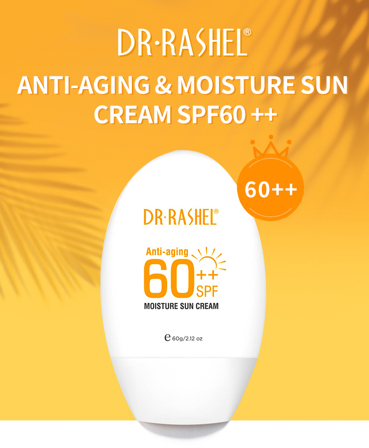 Dr Rashel Sunscreen Anti Ageing & Moisture Sun Cream SPF 60 ++ 60G | Daraz.lk