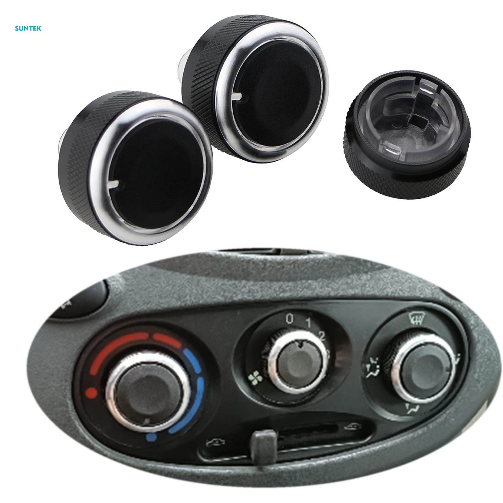 3 Pieces Car Air Conditioner Knob Heater Temp Control Knob for | Daraz.lk