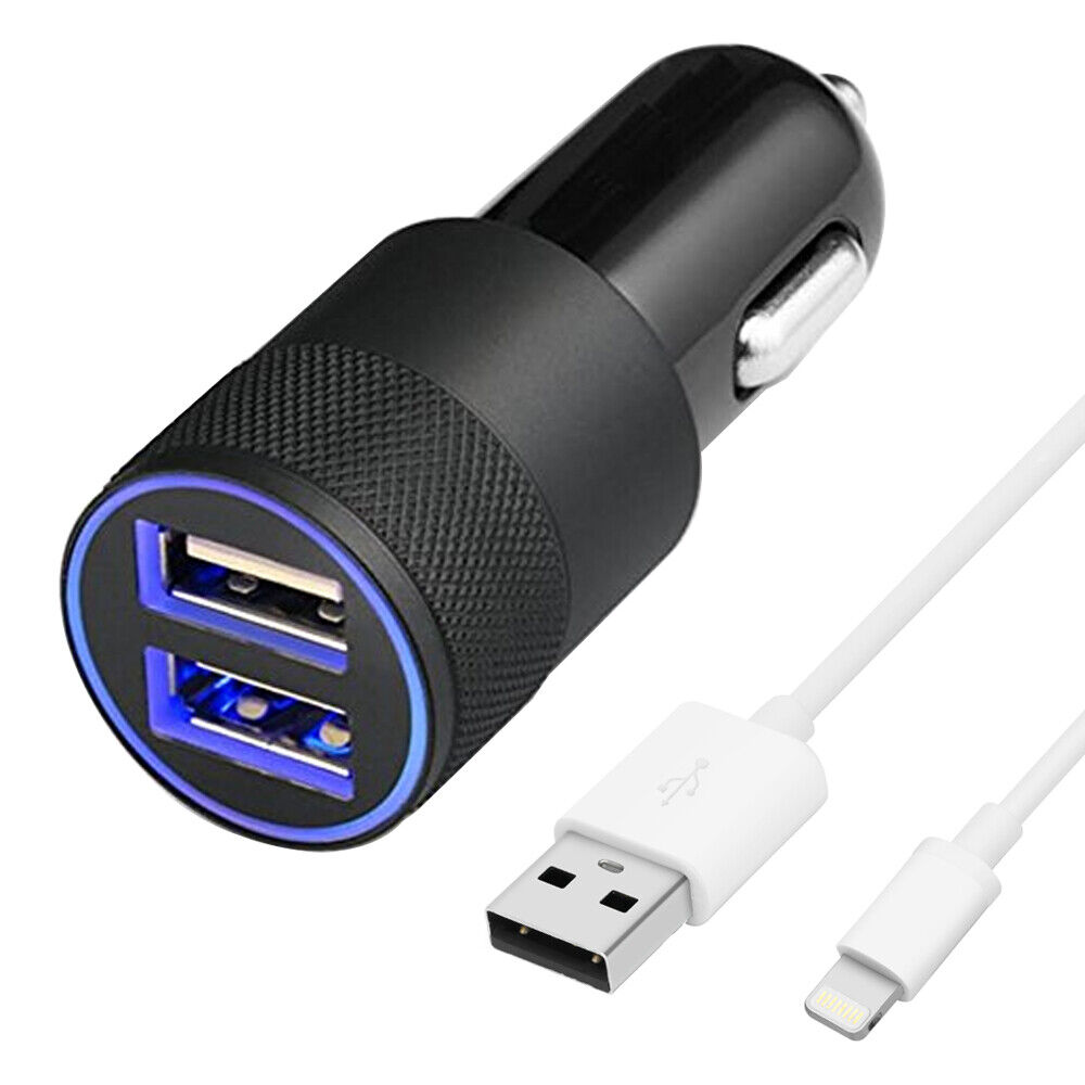 Universal 5V 2A DUAL USB Port(2 USB) Car Charger Vehicle Charging Kit ...