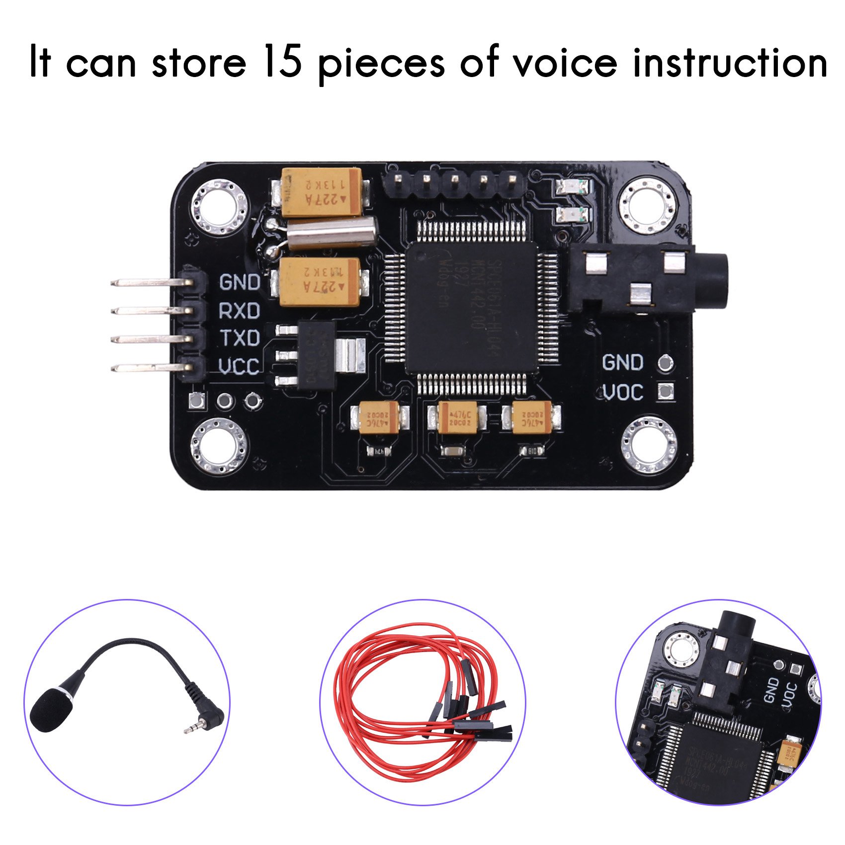 Voice Recognition Module With Microphone Board For Compatible | Daraz.lk