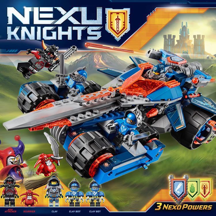 Compatible with Lego Future Knights Clay's Holy Combination Chariot ...