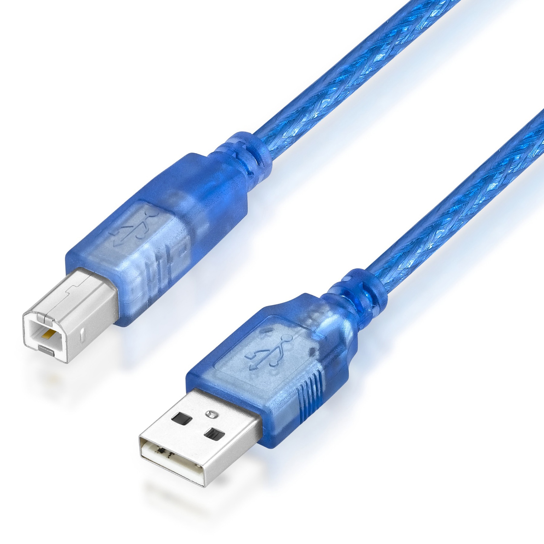 USB Printer Cable 1.5M Computer Printer Data Cable Blue USB 2.0 | Daraz.lk