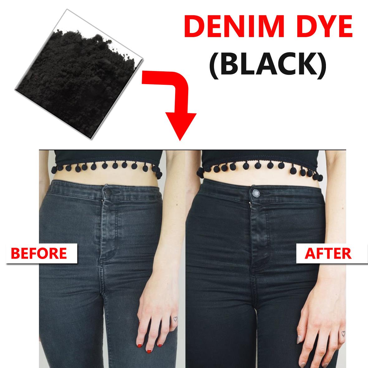 Black Colour Dye Black Multipurpose Dye | Daraz.lk
