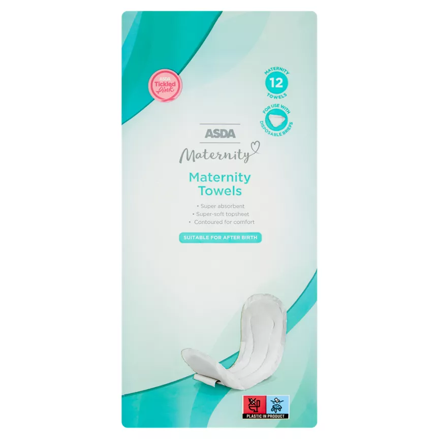 ASDA Maternity Towels 12 Pack | Daraz.lk