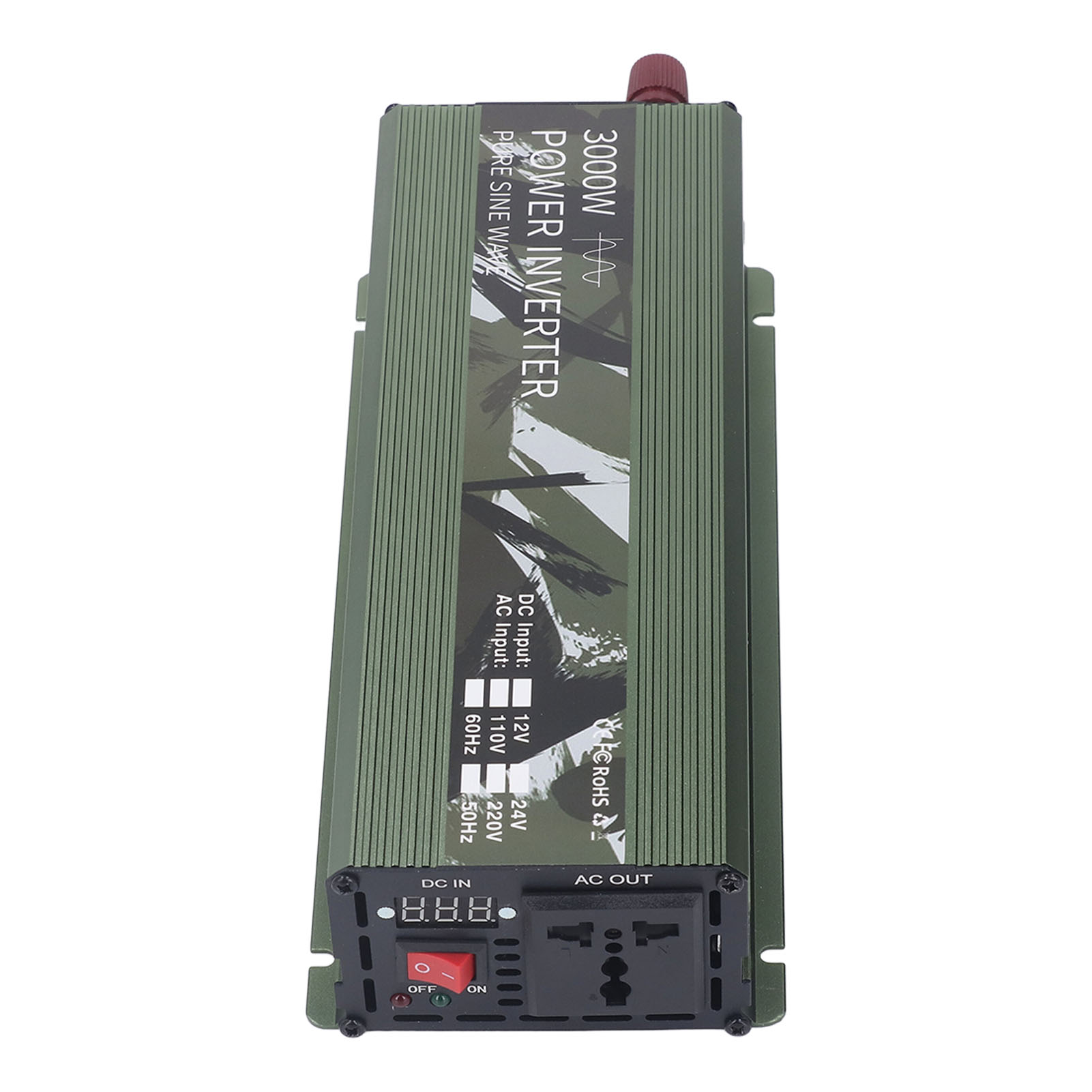 3000W Power Inverter DC 12V To AC 220V Pure Sine Solar Outdoor Inverter ...