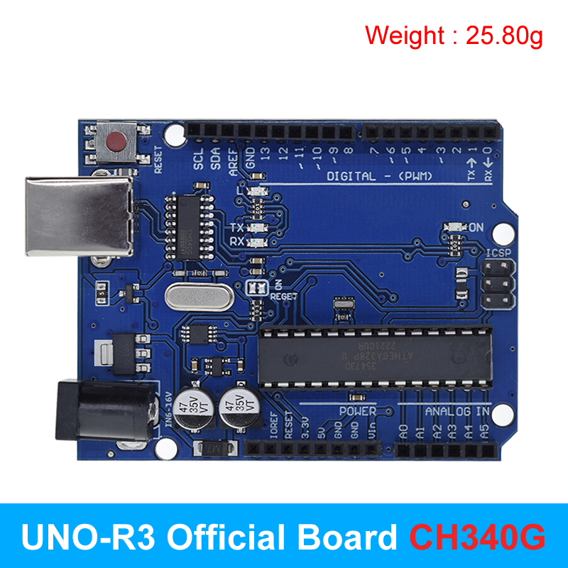 1 Set Uno R3 Official Box Atmega16u2mega328p Chip For Arduino Uno R3 ...