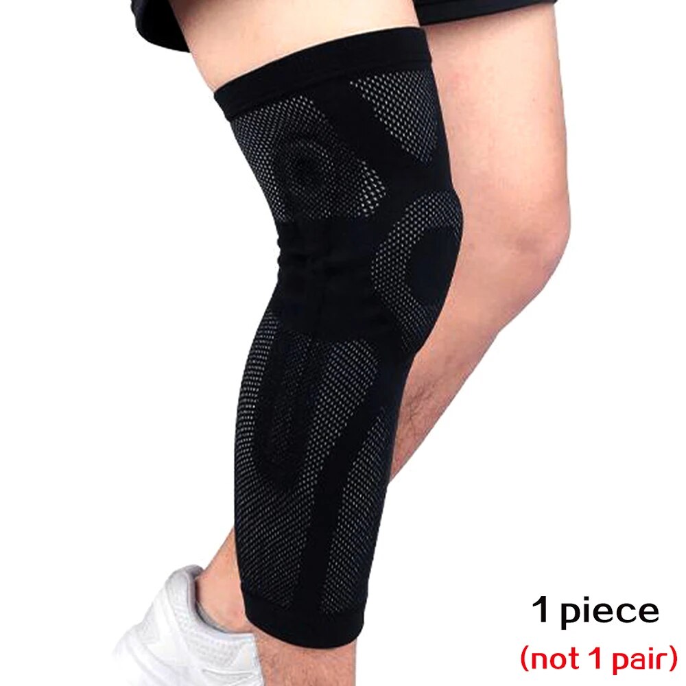 1 PCS Sports Knee Brace Support Lengthen Leg Compression Sleeve Knee ...