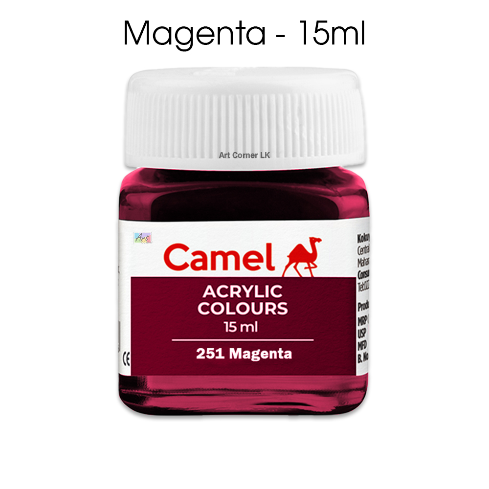 Camel Ultra Fabric Acrylic Colours 15ml Permanent Multi Surface Washproof Camlin Kokuyo | Daraz.lk