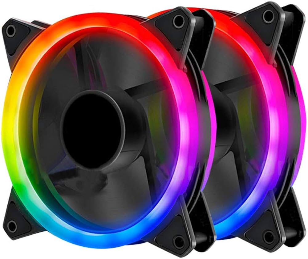 RGB Gaming Cooler Fan LED Heatsink Intel AMD PC Processor Desktop ...