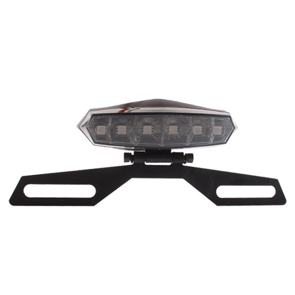 FG 12V 6LED Motorcycle Rear Tail Light Rear Lights Brake Stop Light ...