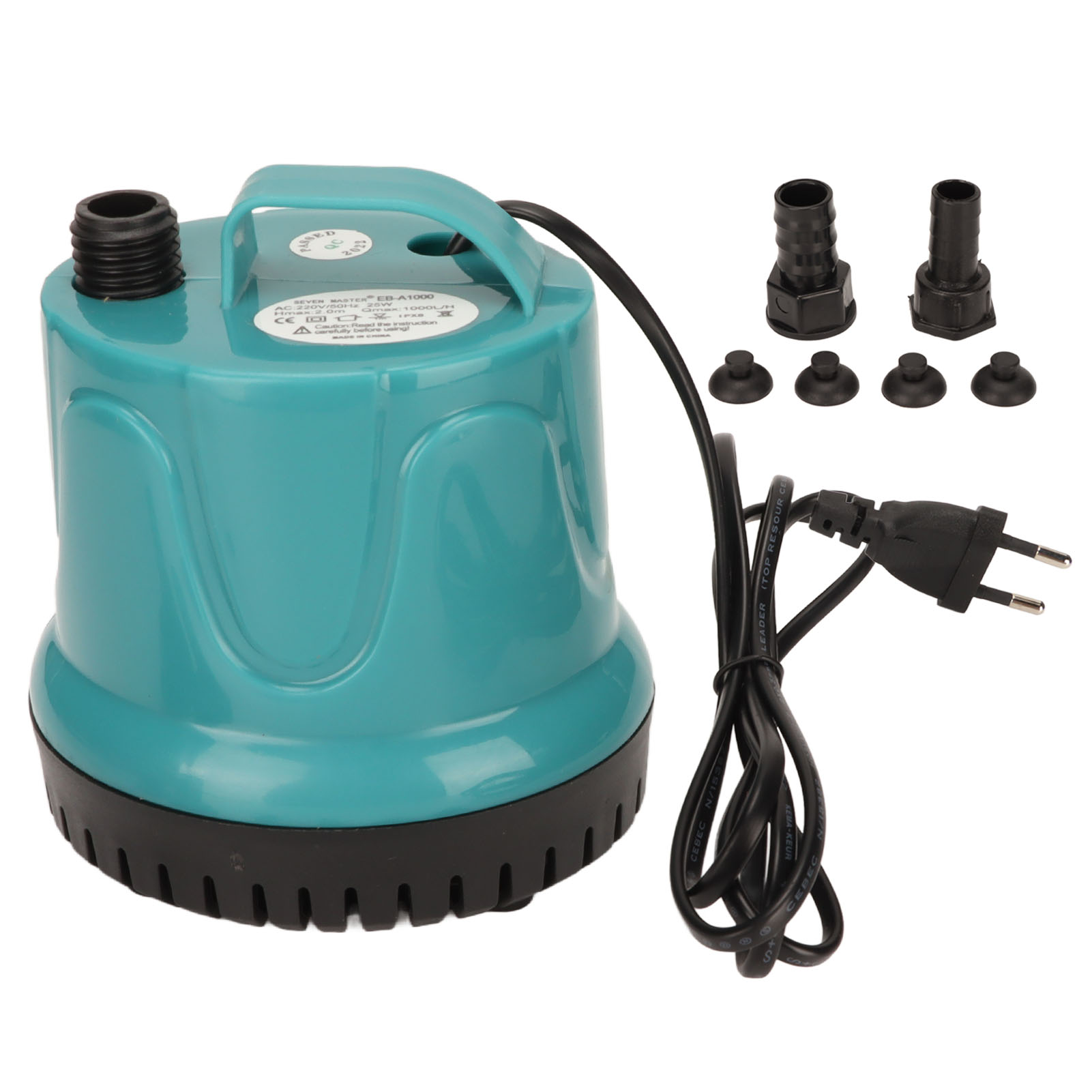Bottom Suction Pump, 25W Multi Purpose Submersible Water Pump Quiet Easy To Clean for Fish Tank ...