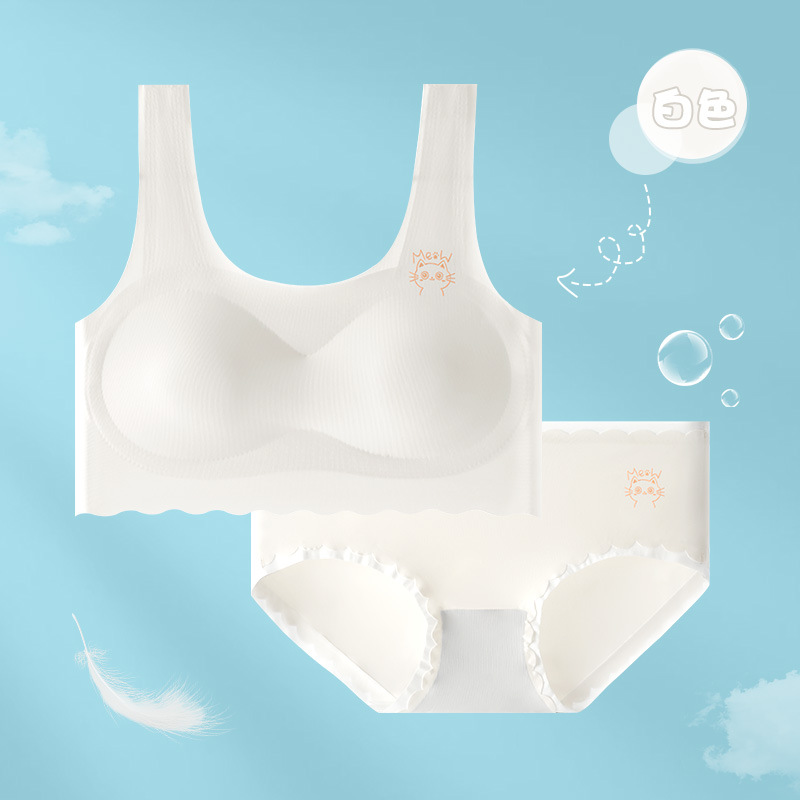 Girls Underwear Suit Junior Students Development Stage Children's ...