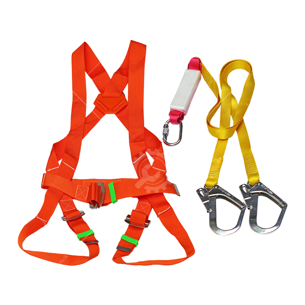 Industrial Safety Belt. Full Body Harness Belt with Shock Absorber, For ...