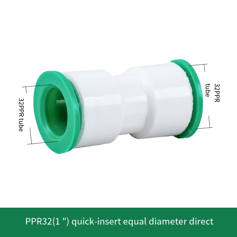 PPR PVC PE Water Pipe Screw Thread Hot-melt Free Quick Connector Plug ...