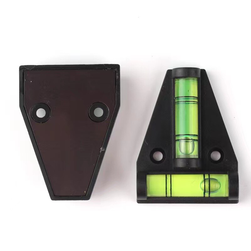 Magnetic T-Type Spirit Level Bubble Scope Triangle Vertical Horizontal ...