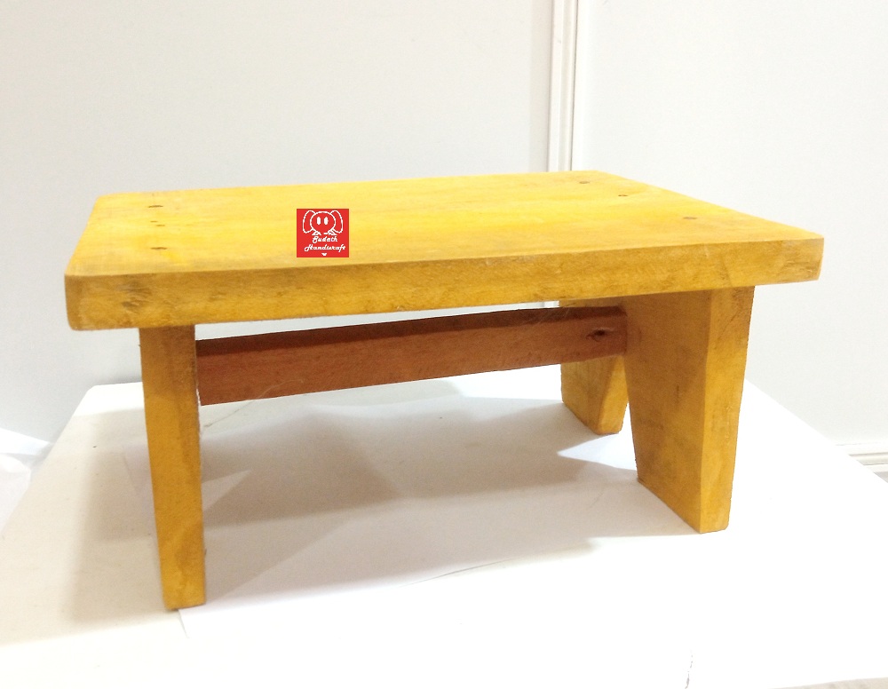 Wood Stool Portable Chair Seat for Home Bathroom Kitchen Garden Camping ...