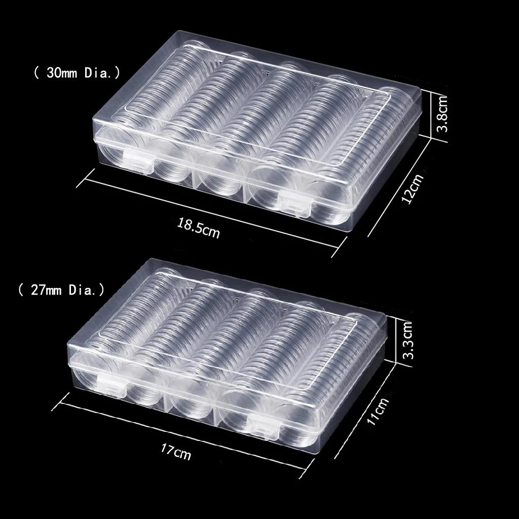 Box Storage Clear/Capsule Transparency 100 Coin Box 2730mm ...