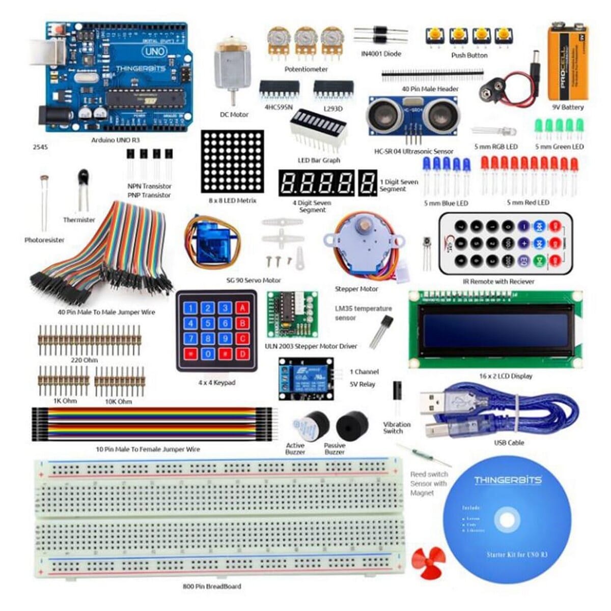 Thingerbits Pro Starter Kit for Arduino with Uno R3 | Daraz.lk Thingerbits Pro Starter Kit for Arduino with Uno R3 | Daraz.lk