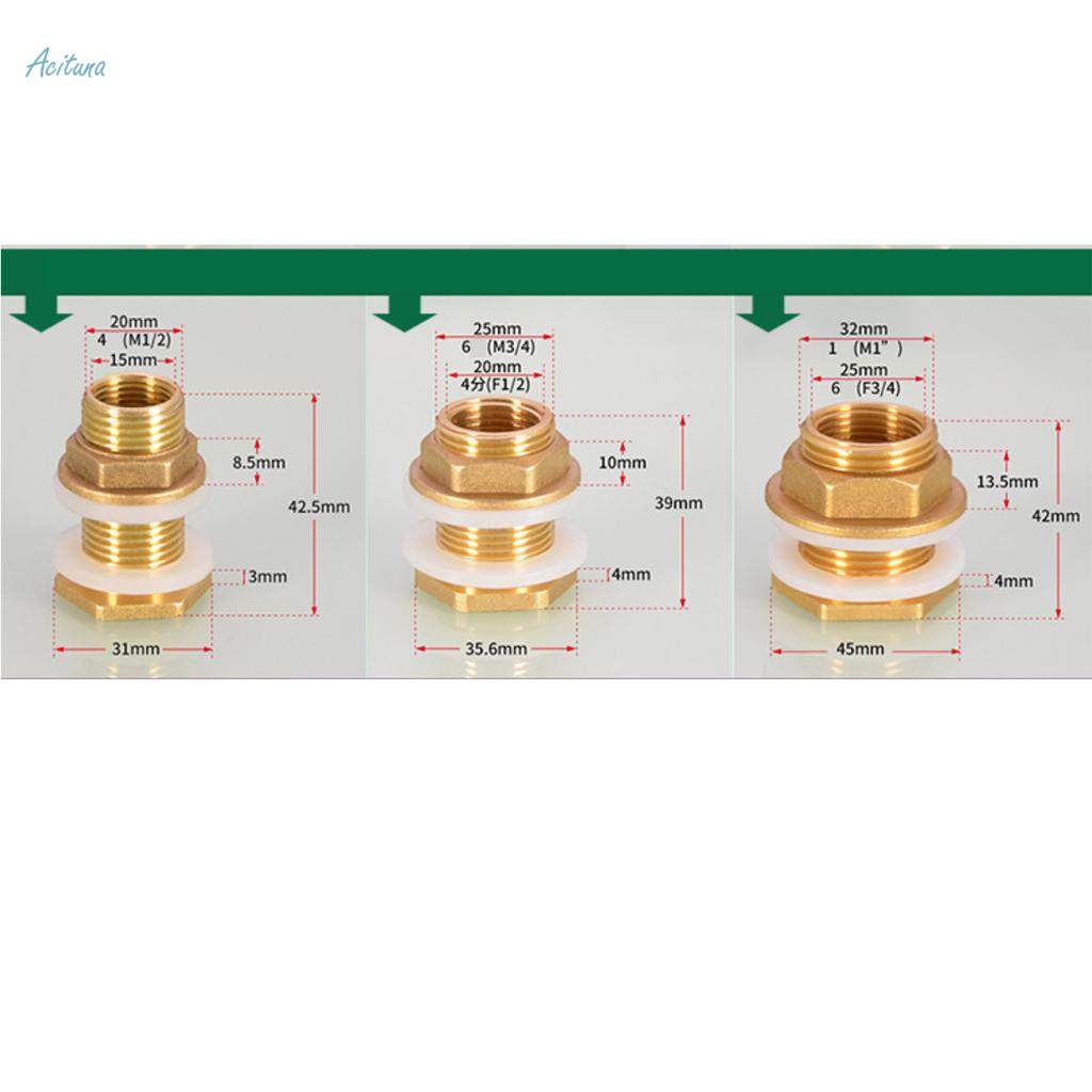 Water Tank Connector Garden Hose Adapter No Leakage '' M3/4'' M1'' DN15 ...