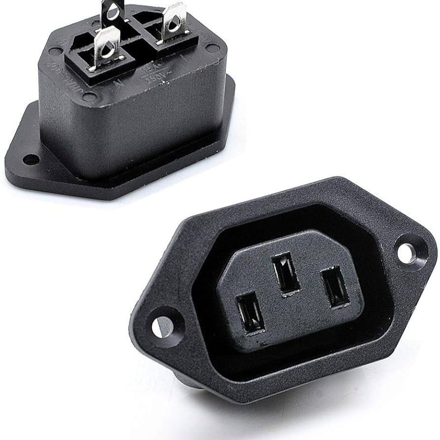 IEC-320 C13 Female PCB Mount Panel Power Socket | Daraz.lk