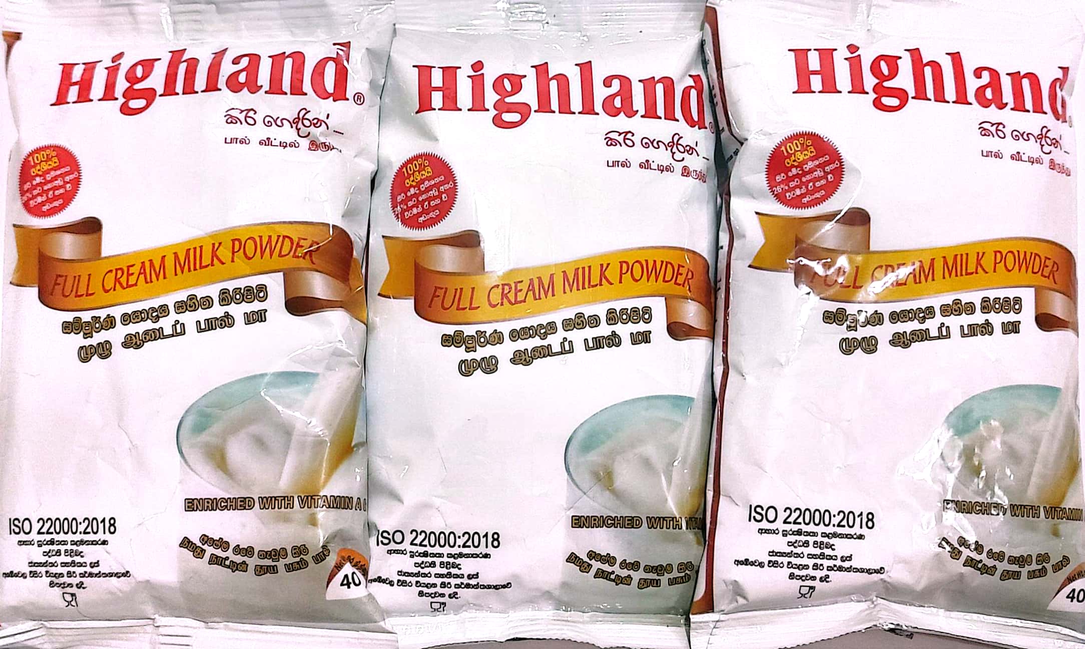 Highland Full Cream Milk Powder 400g 3 Packets | Daraz.lk