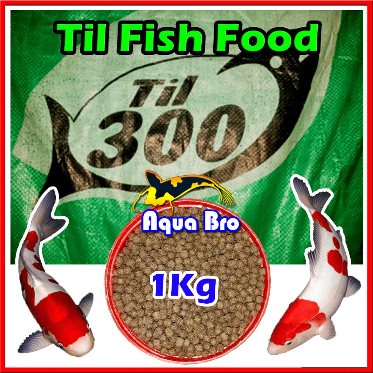 Til 300 Fish Food 1kg Aquarium Floating Fish Feed 3mm Size | Daraz.lk