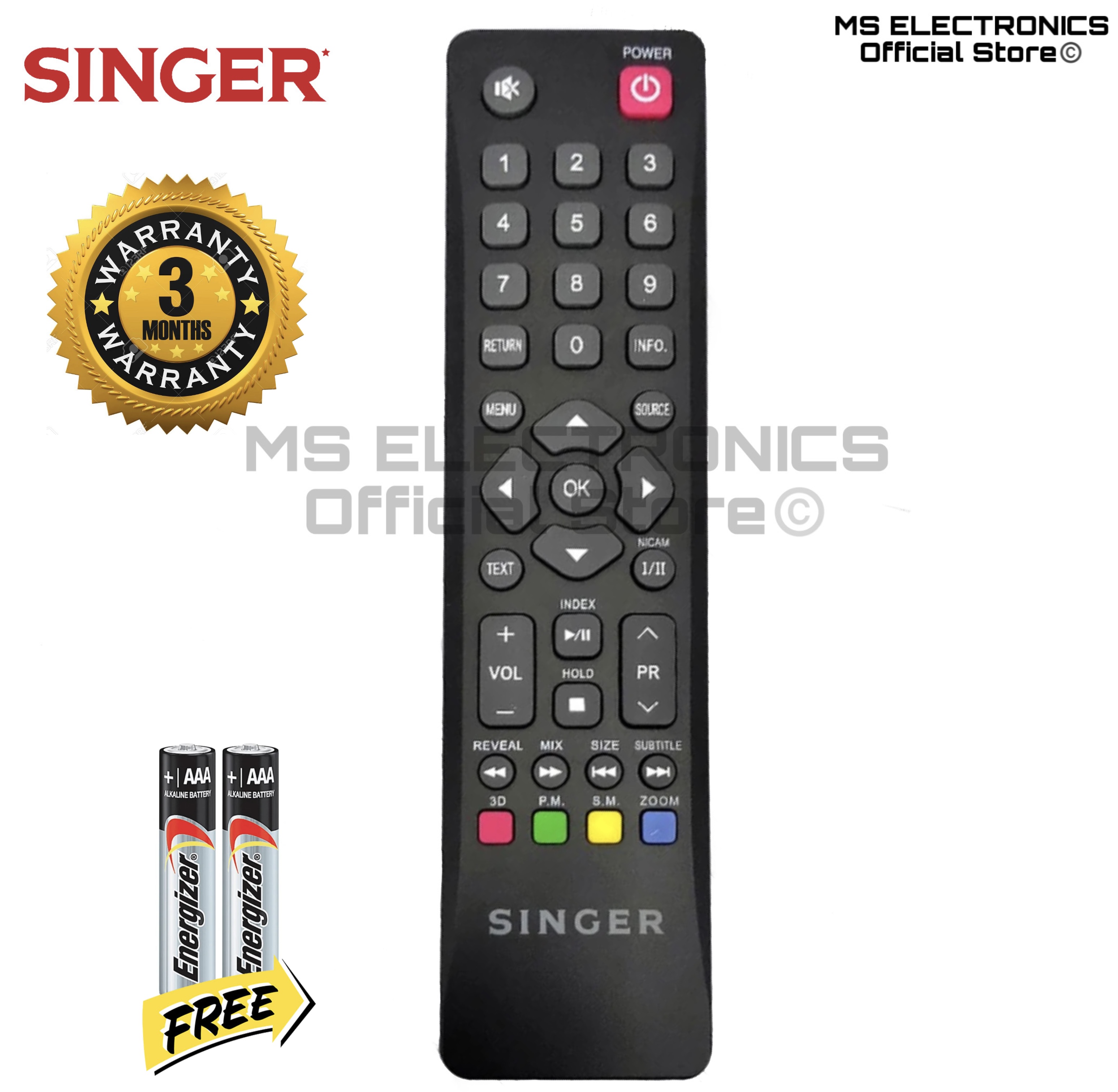 Singer Skyworth LED Smart TV Remote Controller | Daraz.lk