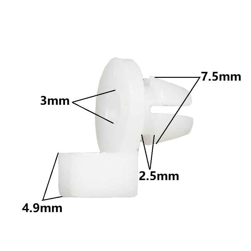 Universal Auto Door Lock Rod Clip Driver Side Handle Retainer fits 3mm ...