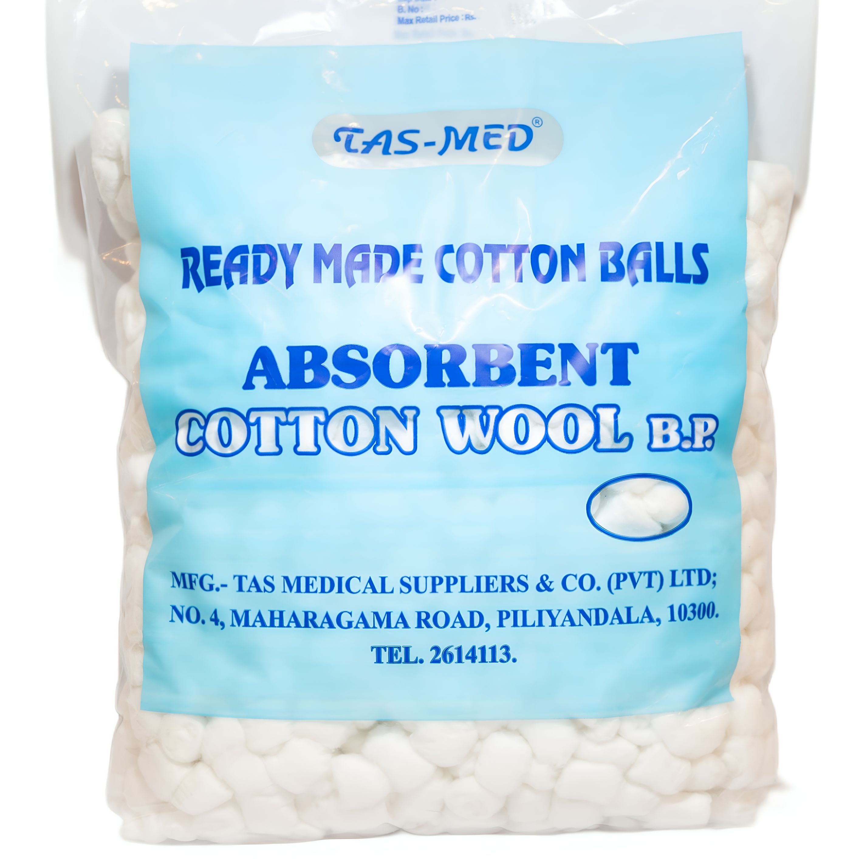 TasMed Cotton Wool Balls (1,000 balls) ~700g | Daraz.lk