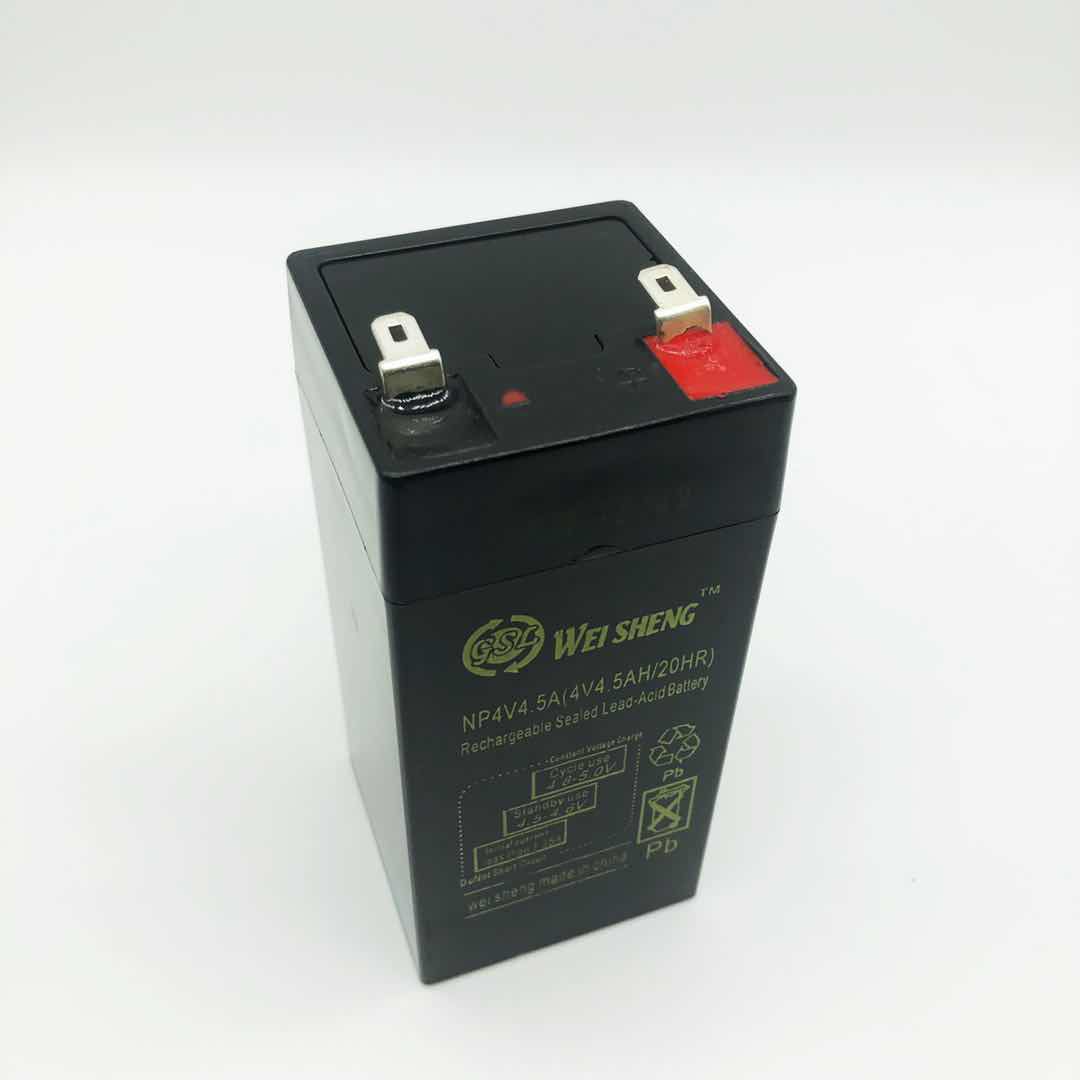 WEISHENG 4v 4.5ah Rechargeable Sealed Lead Acid Battery / 4V 4.5A ...