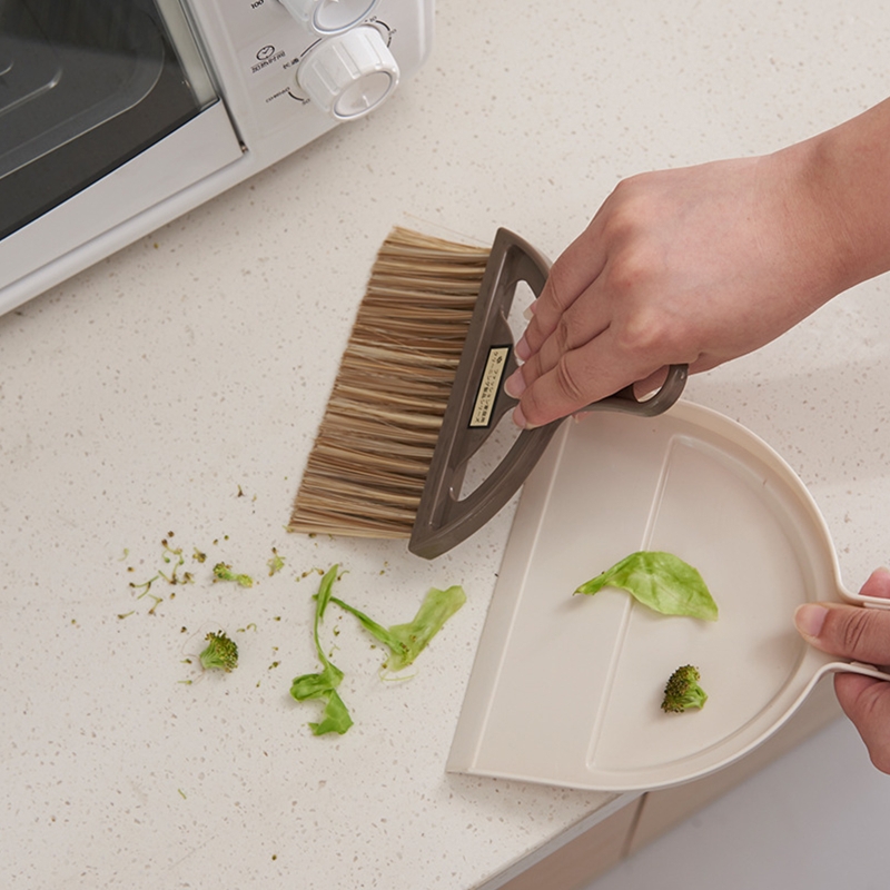 Convenient Desktop Hand Broom Brush for Cleaning Table Countertop Kid ...