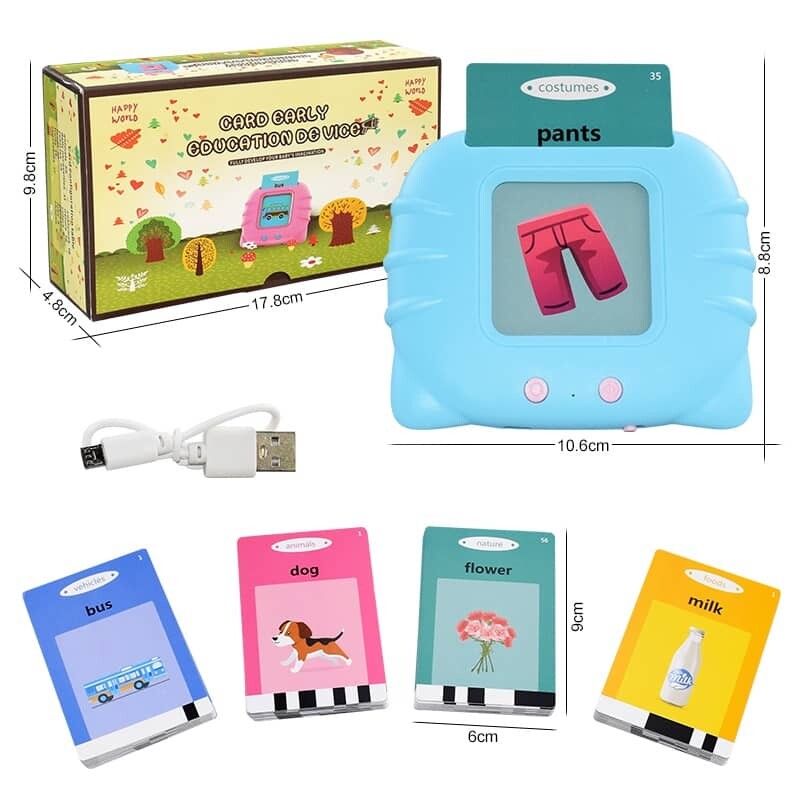 Flash Cards Reader Machine244 Pictures Early Learning Education | Daraz.lk