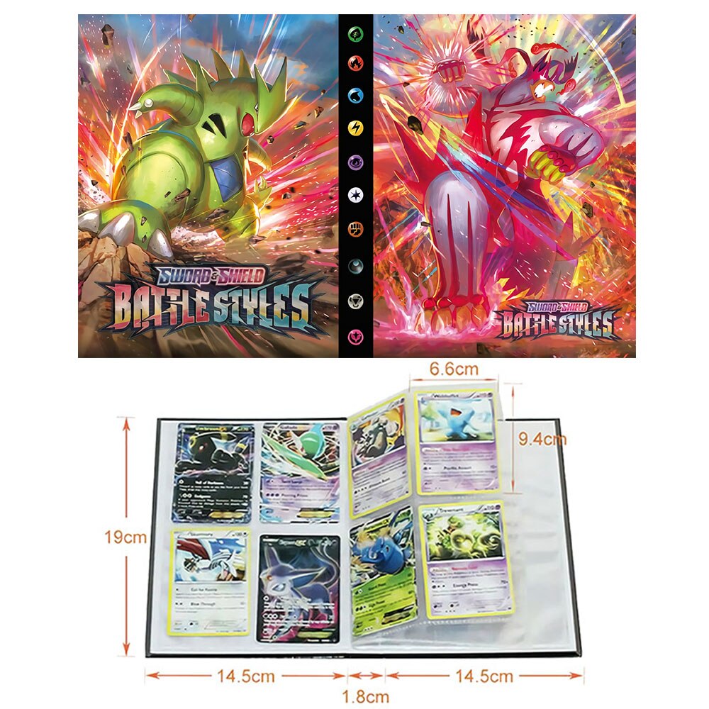 【Serendipity party】Pokemon Cards Album Book Collections Holder Cartoon ...